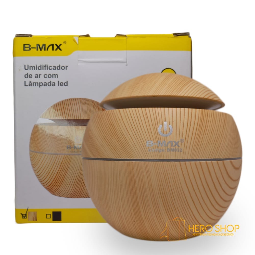 Umidificador de ar com Lâmpada LED - Hero Shop